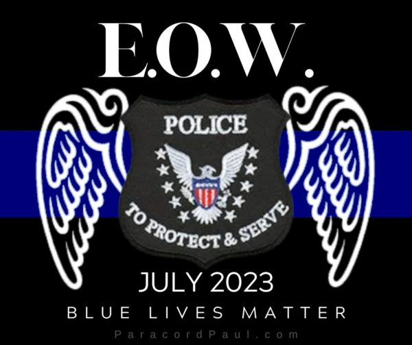 What does the "Thin Blue Line" Mean? EOW: August 2023 Report - Paracord Paul Bracelets and ...